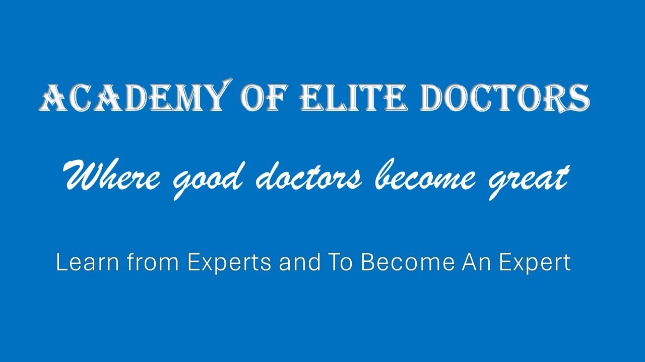 Academy of Elite Doctors Introduction #heart #shorts #education # ...