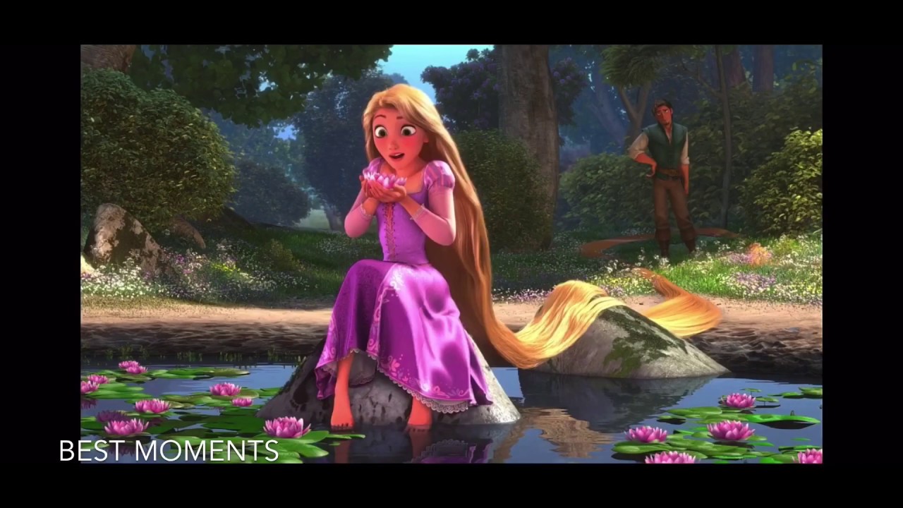 Rapunzel at war with herself (1080p) - YouTube