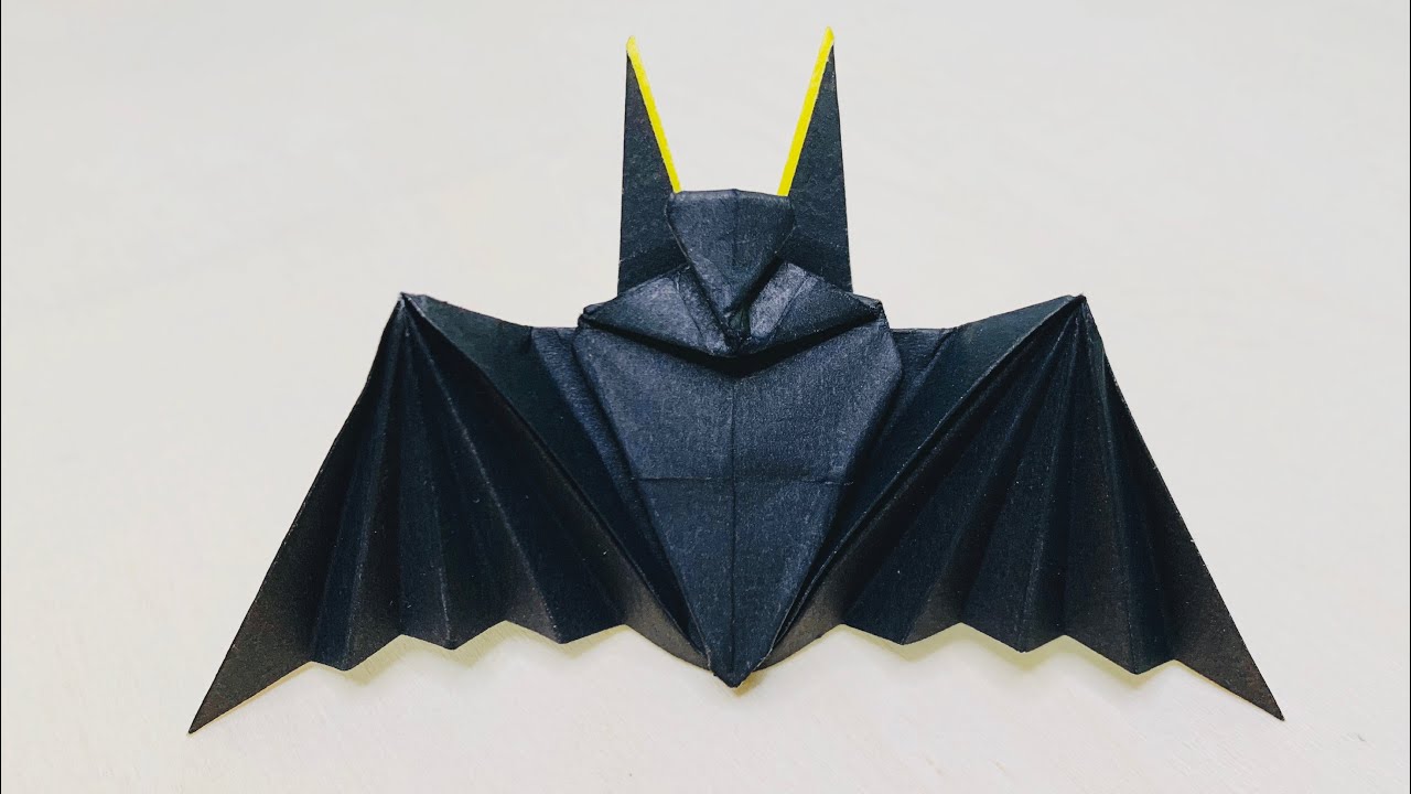 Bat How To Make A Paper Bat Easy Origami YouTube bat-how-to-make-a-paper-bat-easy-origami-youtube