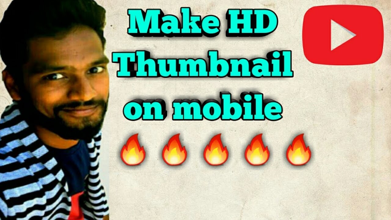 How to make thumbnail on mobile/youtube thumbnail తెలుగు లో || by Arun ...