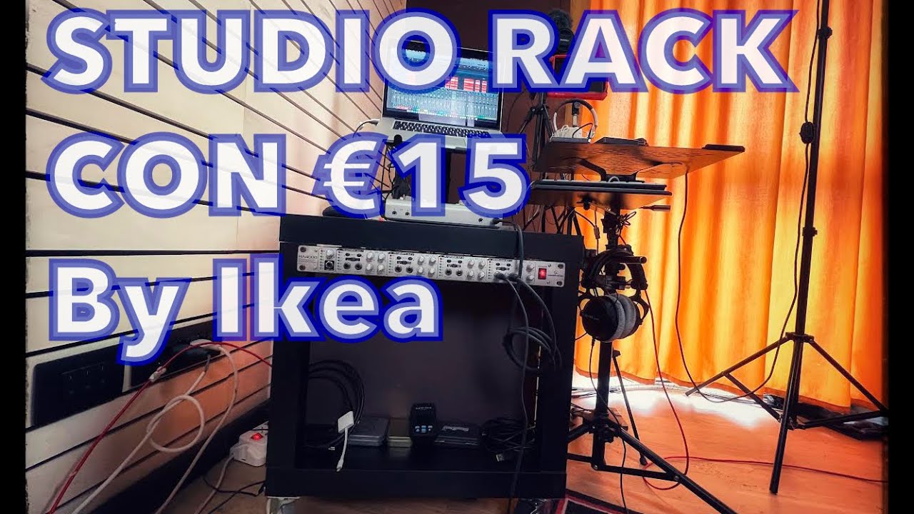 Come costruire uno STUDIO RACK con tavolini e ruote IKEA - YouTube