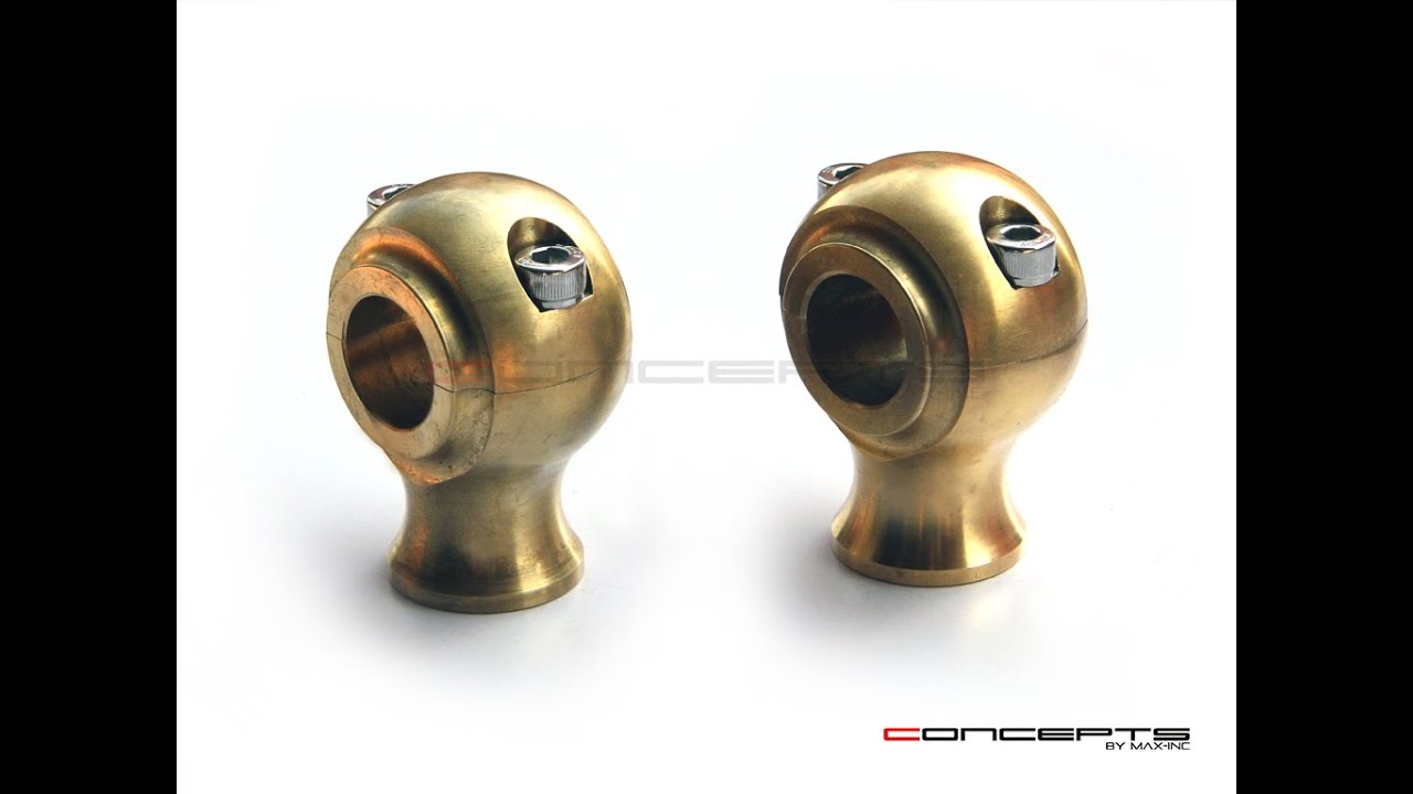 HARLEY DAVIDSON CAFE RACER SOLID BRASS RISERS - YouTube