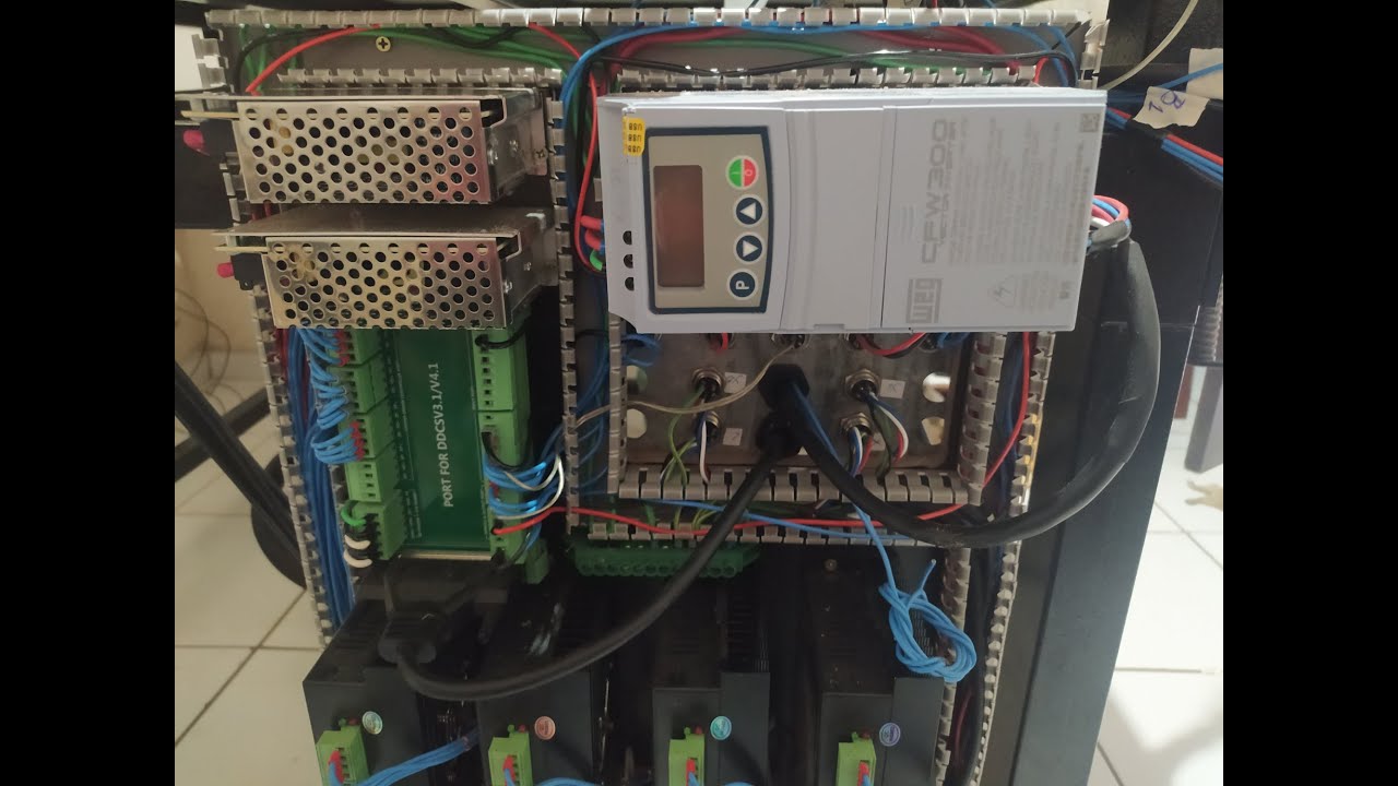 Construindo Router CNC passo a passo - conectando inversor CFW300 a ...