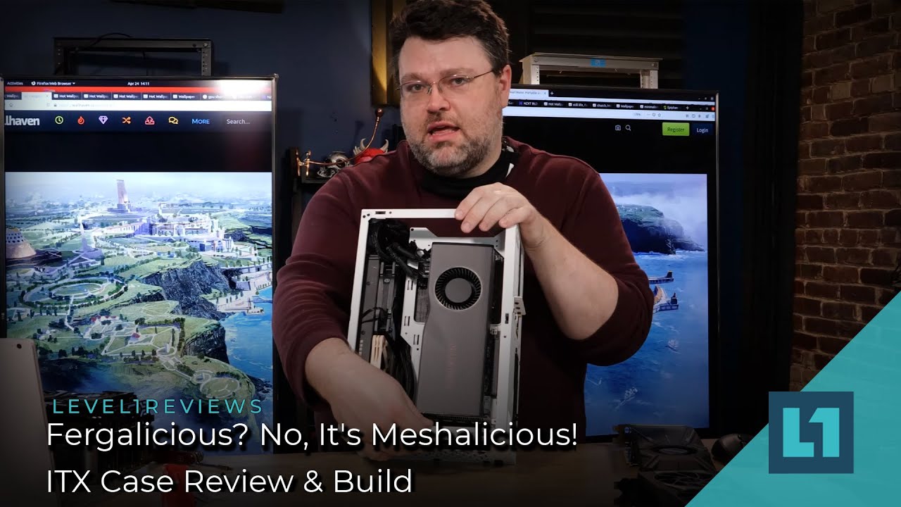 Fergalicious? No, It's Meshlicious! ITX Case Review & Build - YouTube