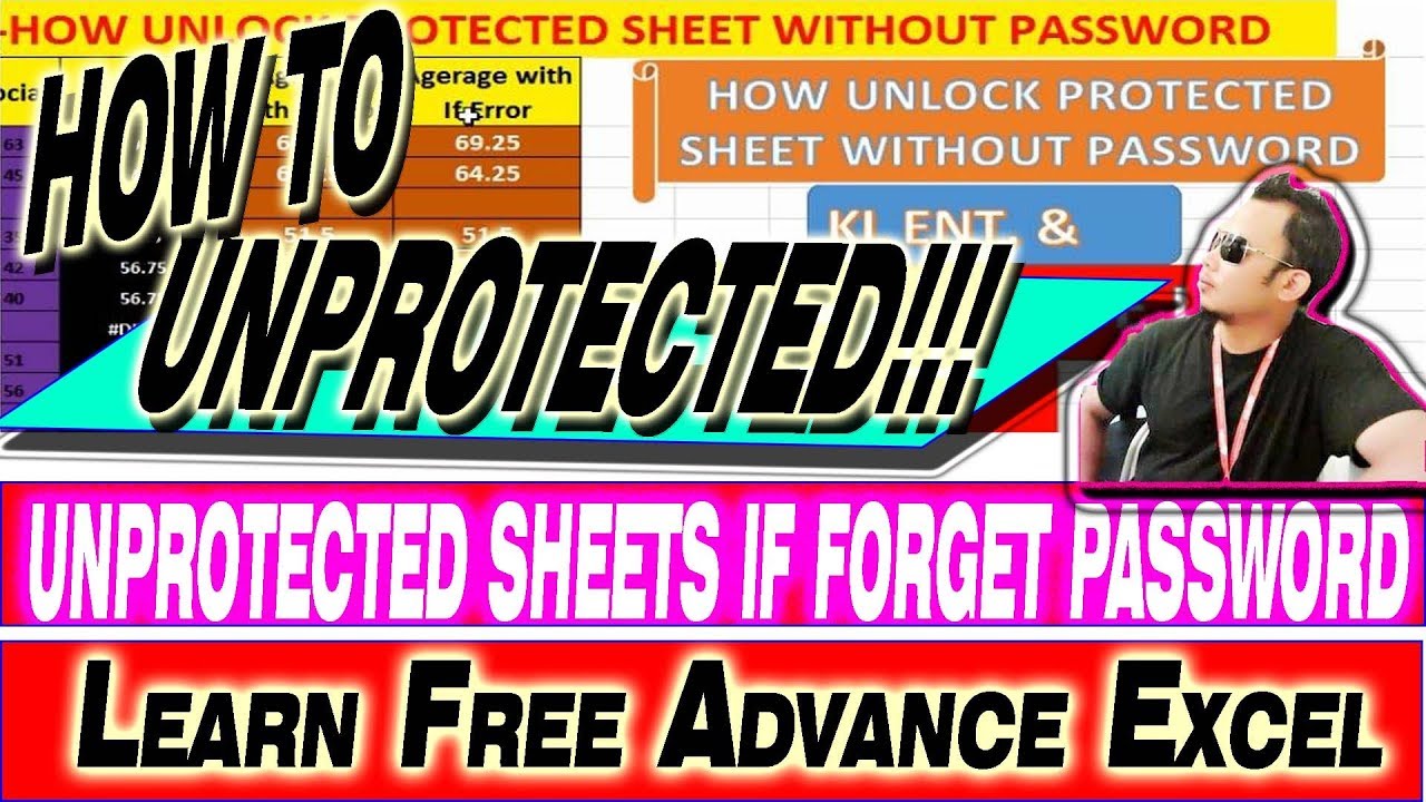 ADVANCE EXCEL PART 18 How To Unlock Protected Excel Sheet Without Know Password Trick In Nepali advance-excel-part-18-how-to-unlock-protected-excel-sheet-without-know-password-trick-in-nepali