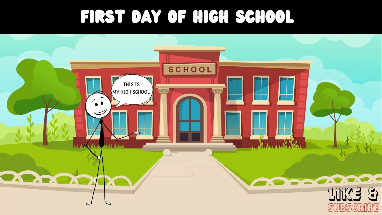 StoryTime First Day at High School | Animated - YouTube