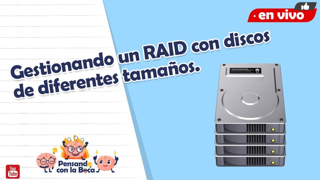 Gestionando un RAID con discos de diferentes tamaños - YouTube