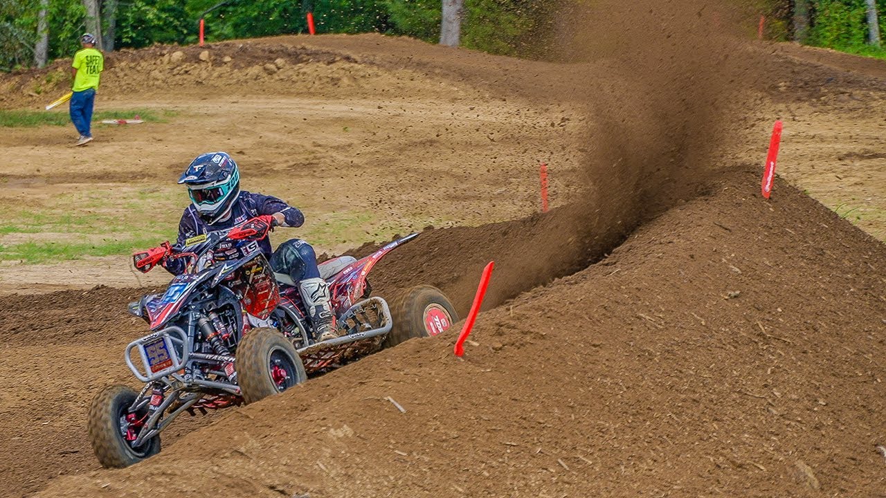 Logan Stanfield Ripping his TDR YFZ450R at Briarcliff MX! - YouTube