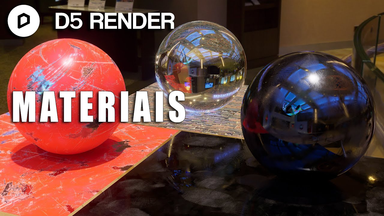 Como criar materiais realistas no D5 render | Guia do iniciante - YouTube