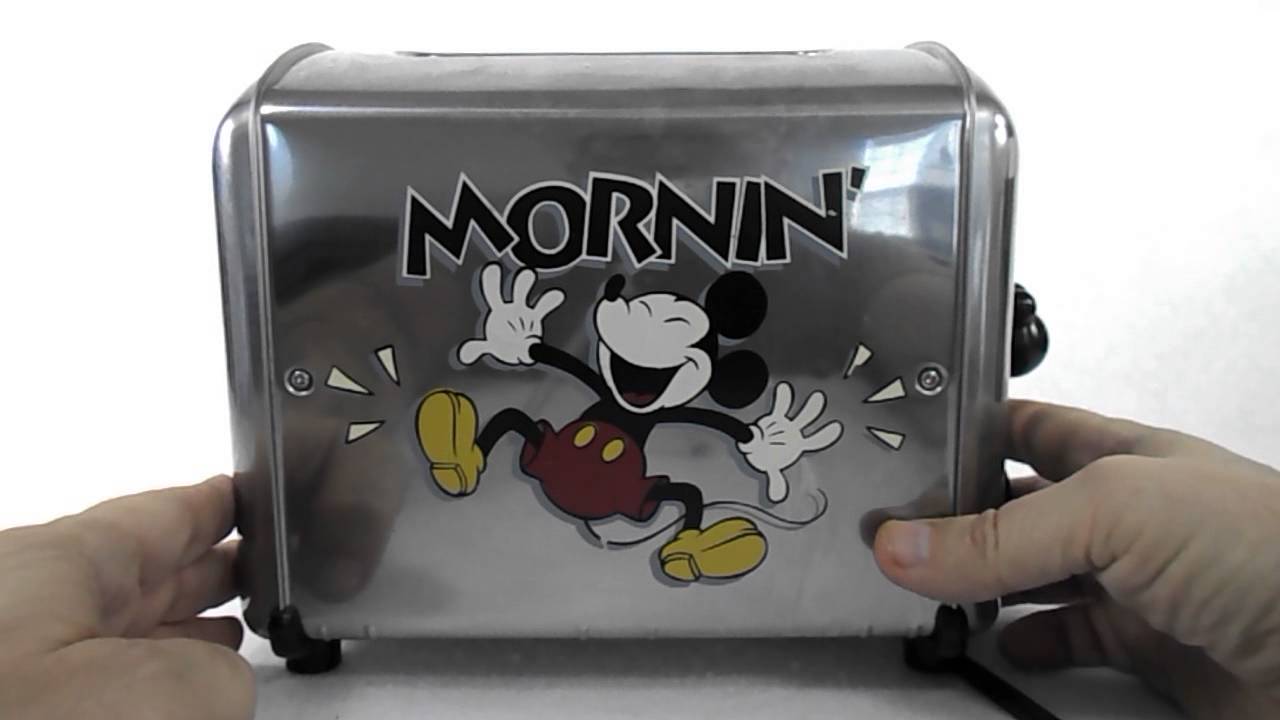 Vintage Mickey Mouse Morning Toaster Musical Villa Ware Disney V5555-11 ...