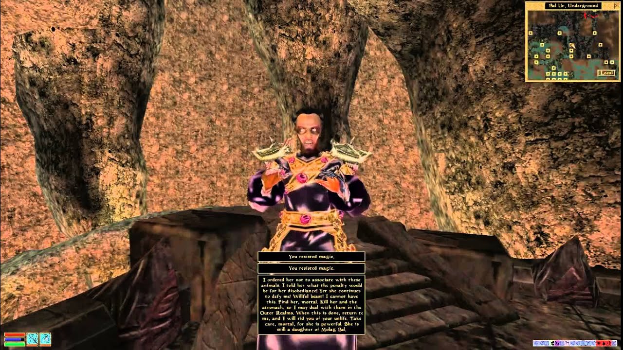 Let's Play Morrowind 8:Vampire!!! - YouTube