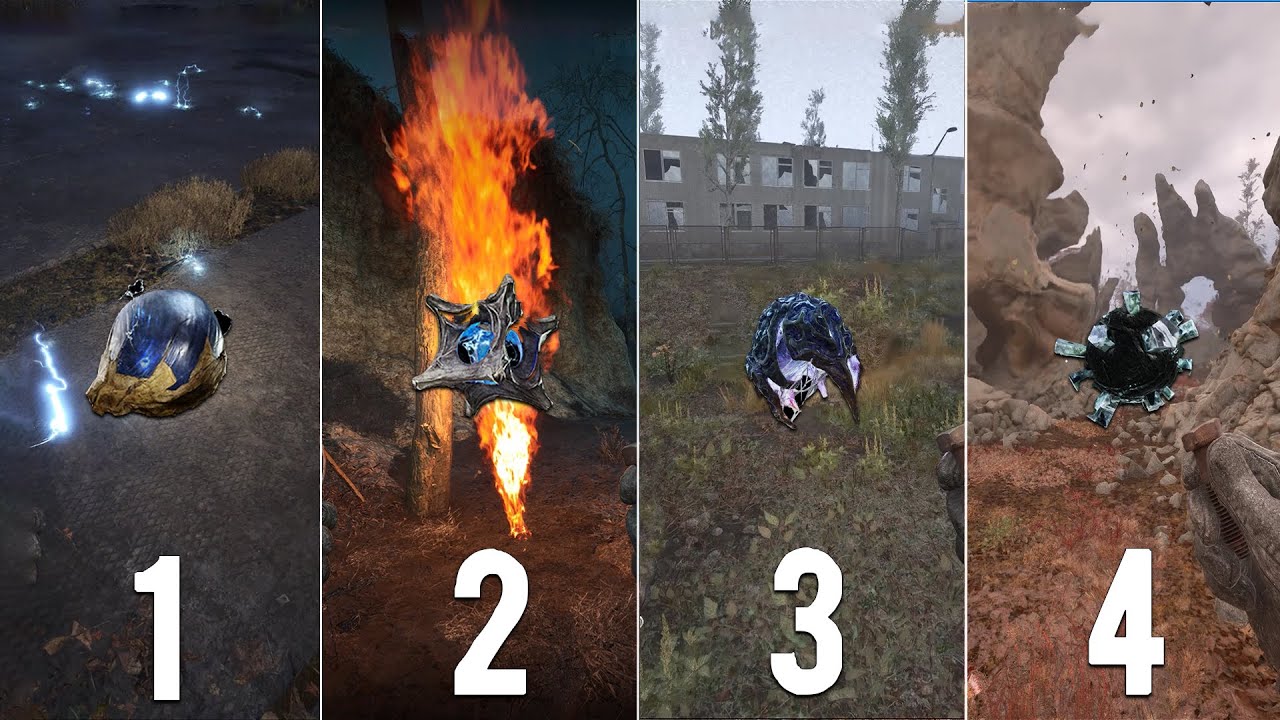 STALKER 2 Finding All 4 Legendary Artifacts (Compass, Thunderberry ...