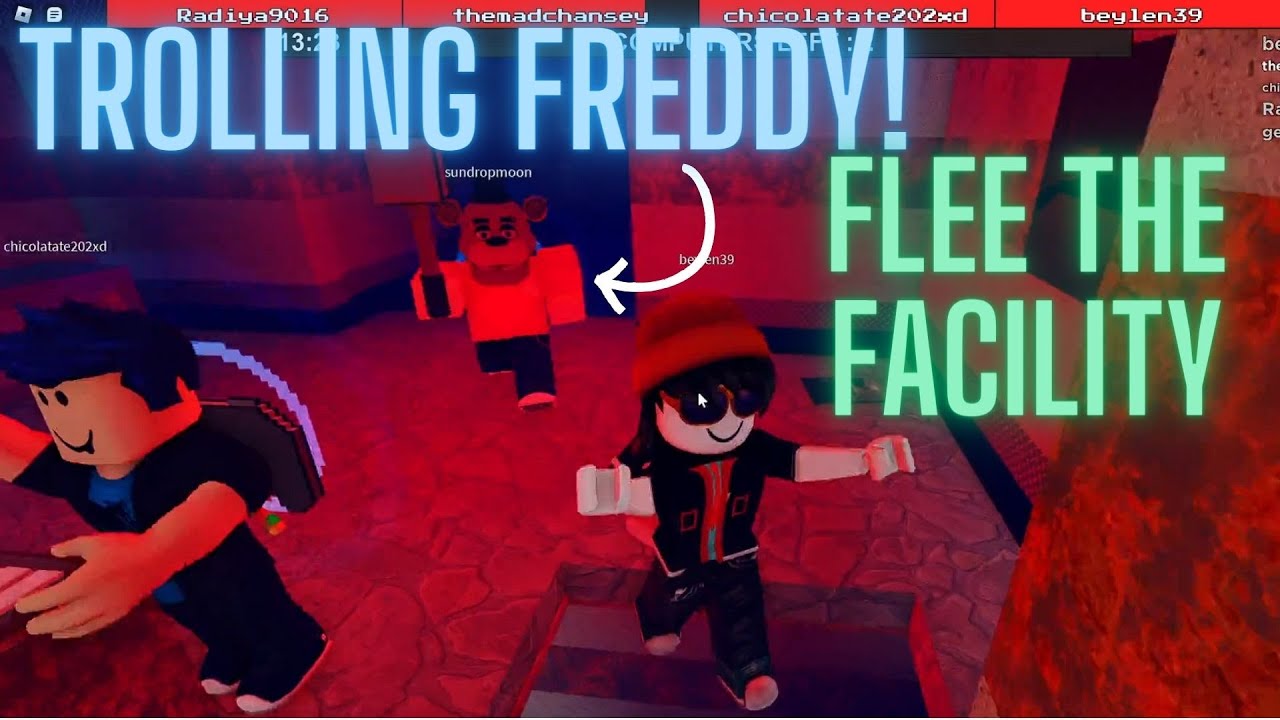 Flee The Facility Trolling Freddy Youtube