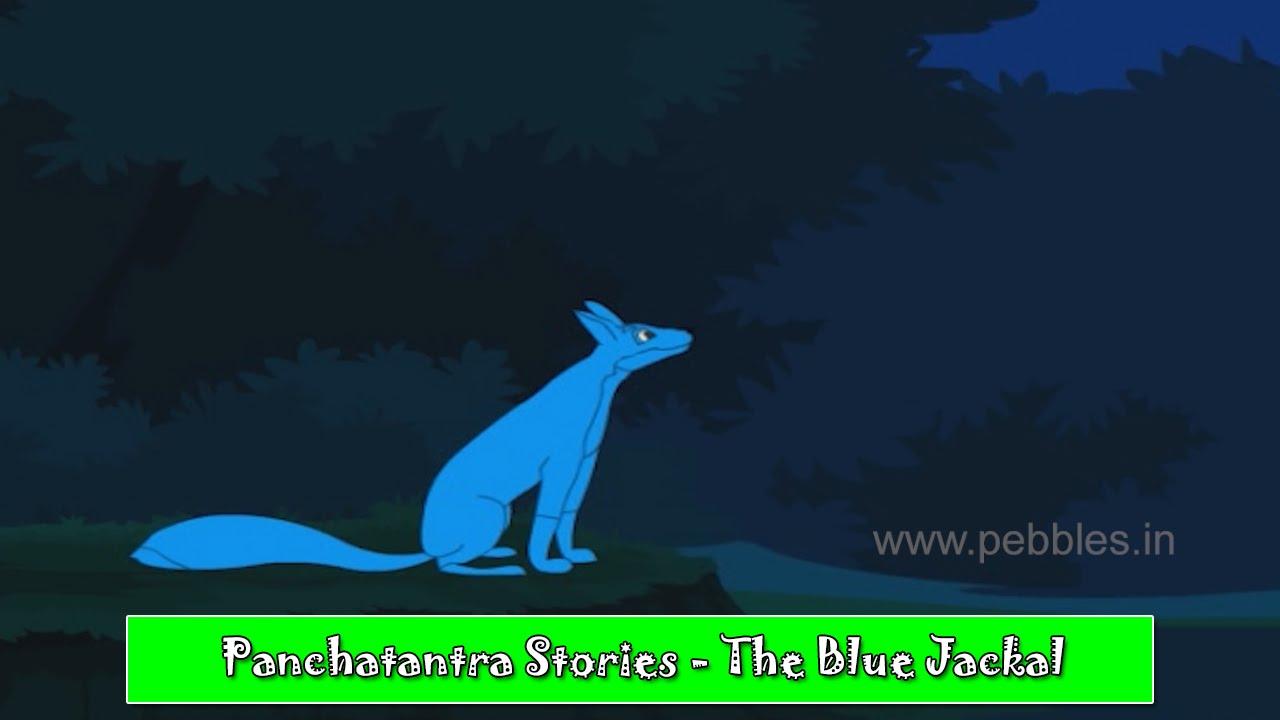 The Blue Jackal | Panchatantra English Stories | Stories For Kids ...