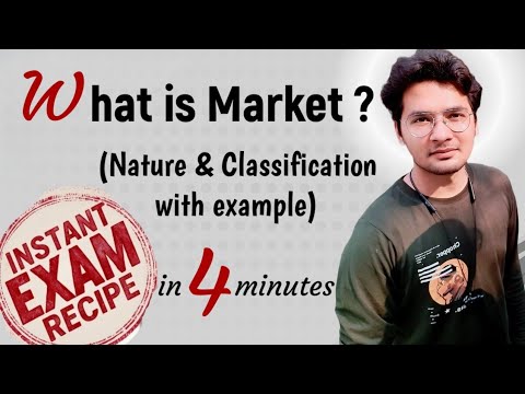What is Market ? | Nature, Classification based on time,regulation,etc ...