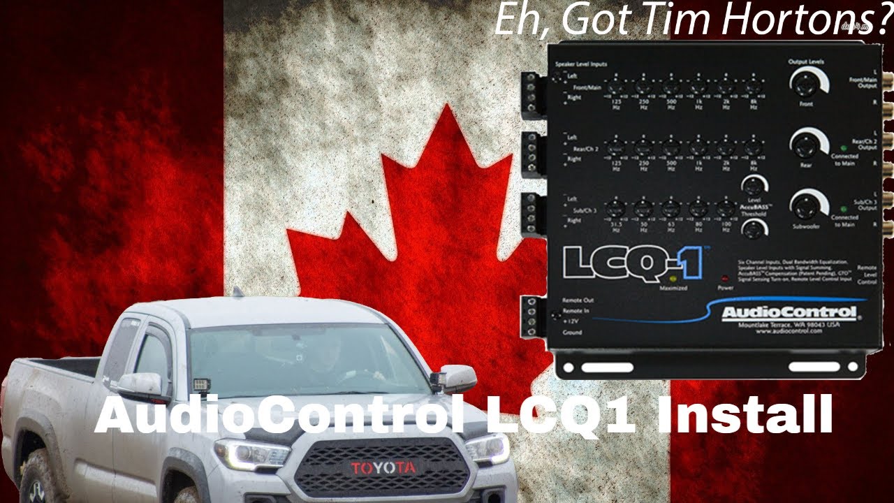 AudioControl LCQ-1, LC7I, LC2I Install - 3rd Gen 2017 Toyota Tacoma ...