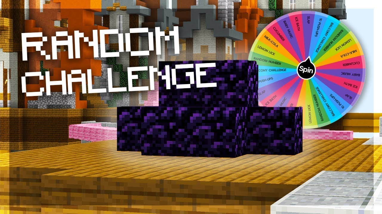 Using a RANDOM WHEEL to WIN in bedwars | Hypixel Bedwars - YouTube