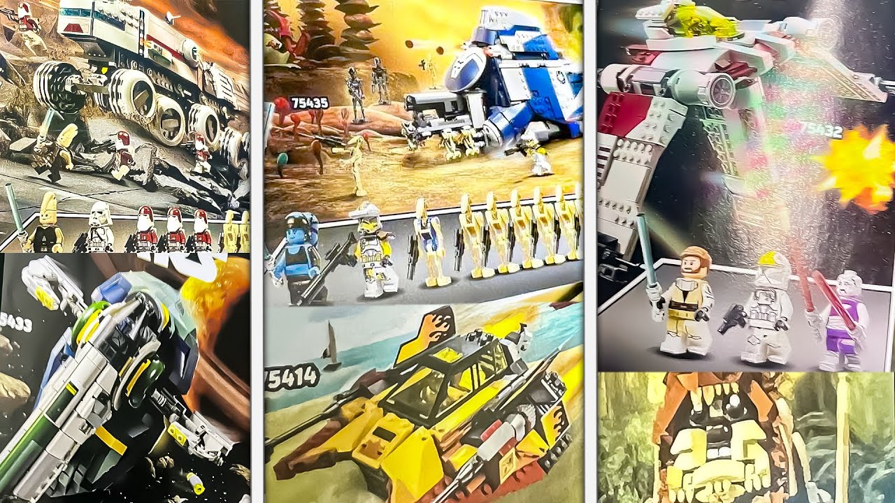 INCROYABLES NOUVEAUX VISUELS Lego Star Wars ! (MTT, Tubo Tank...) - YouTube