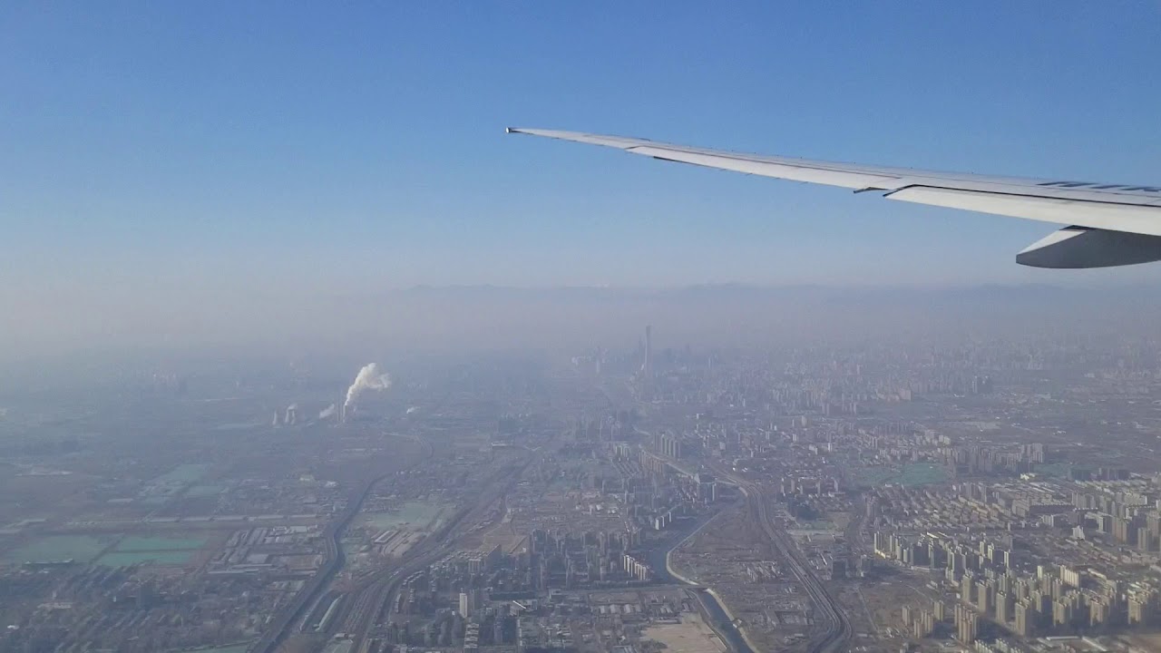 Flying over Beijing, China. - YouTube