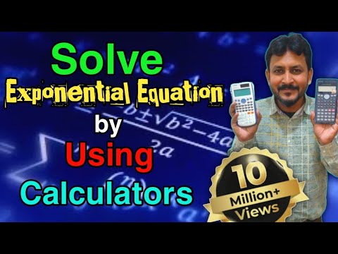 Solve Exponential equations using calculators | Just a shortcut to ...