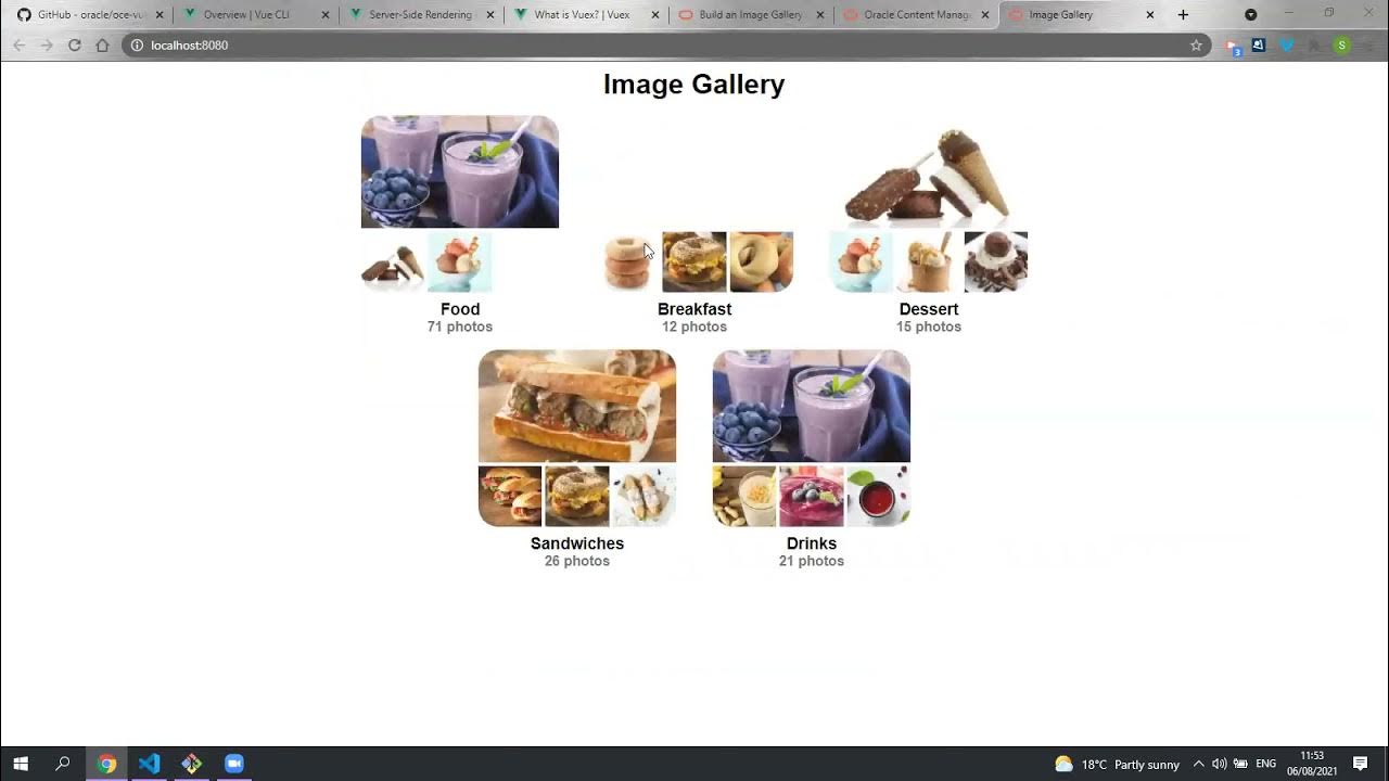Build an Image Gallery in Vue with Headless Oracle Content Management - YouTube