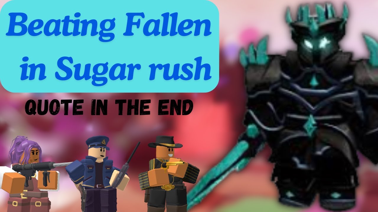 Beating Fallen Mode in Sugar Rush | Tower Defense Simulator - YouTube