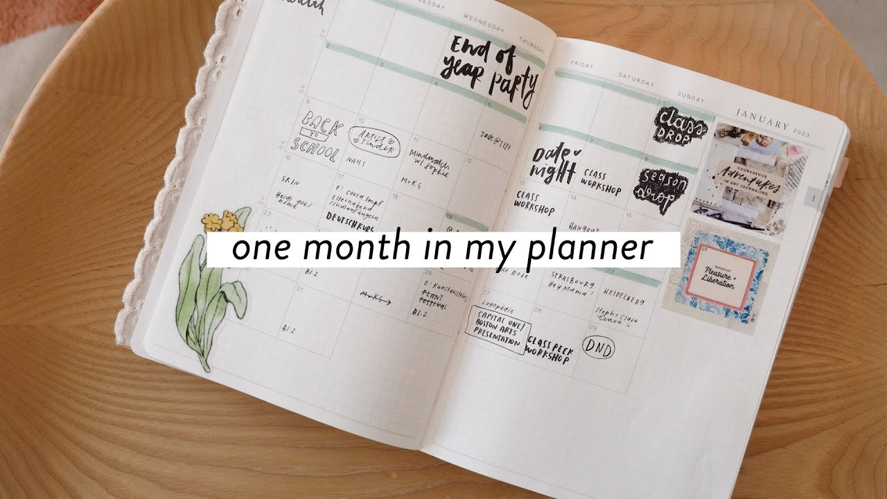 How I actually use my new planner - YouTube