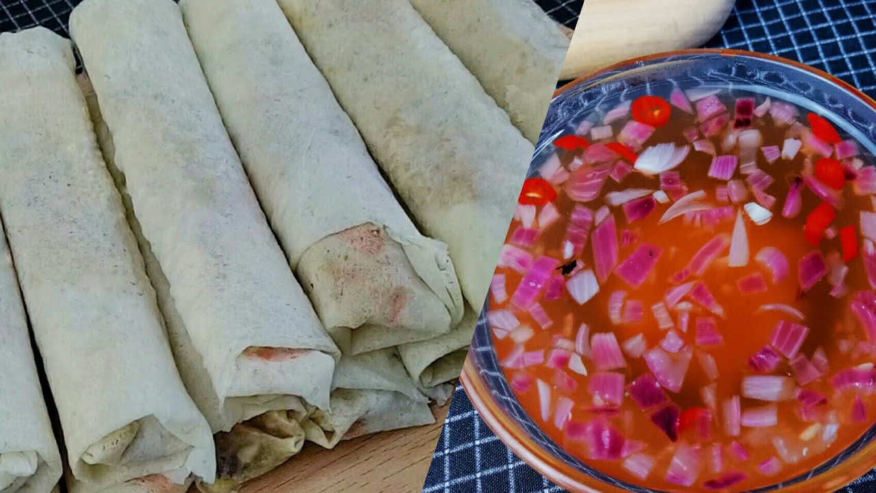 Filipinos Style Spring Rolls (Lumpia) || With Dipping Sauce Recipe ...