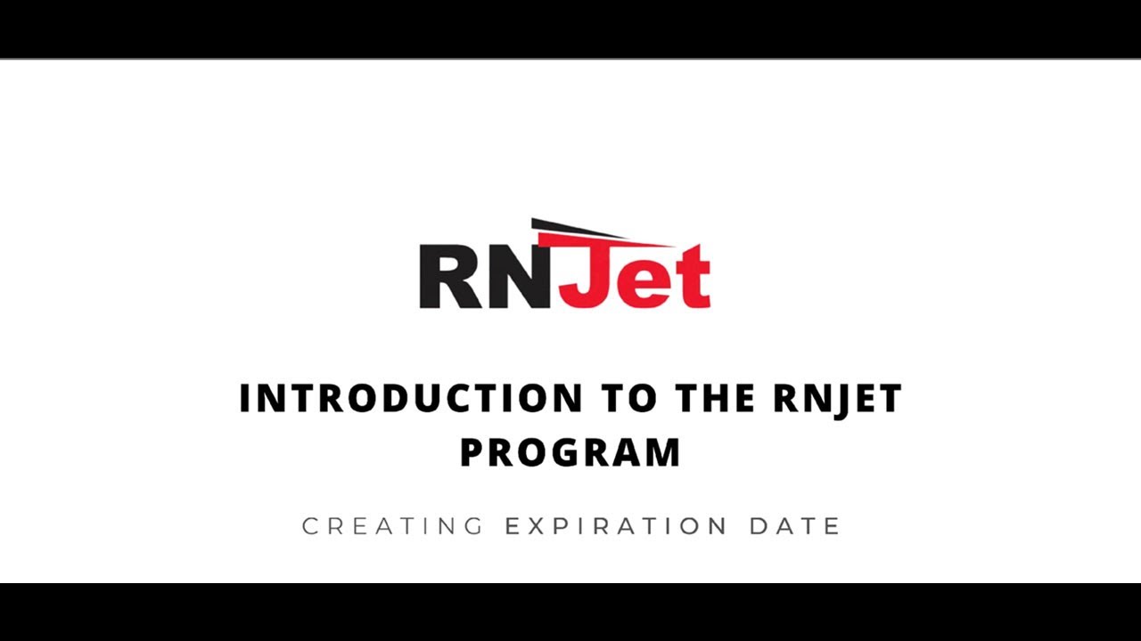 How to create EXPIRATION DATE in RN Software | RNJet Date Coders | Step ...
