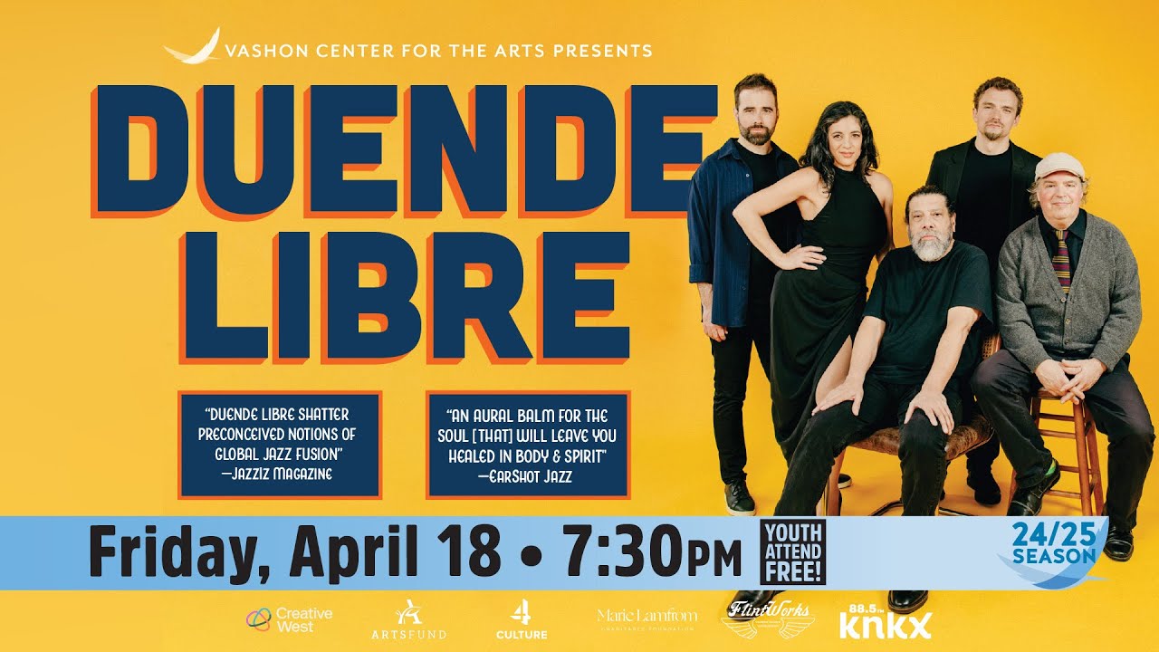 Vashone Center for the Arts presents: DUENDE LIBRE • Friday, April 18 ...