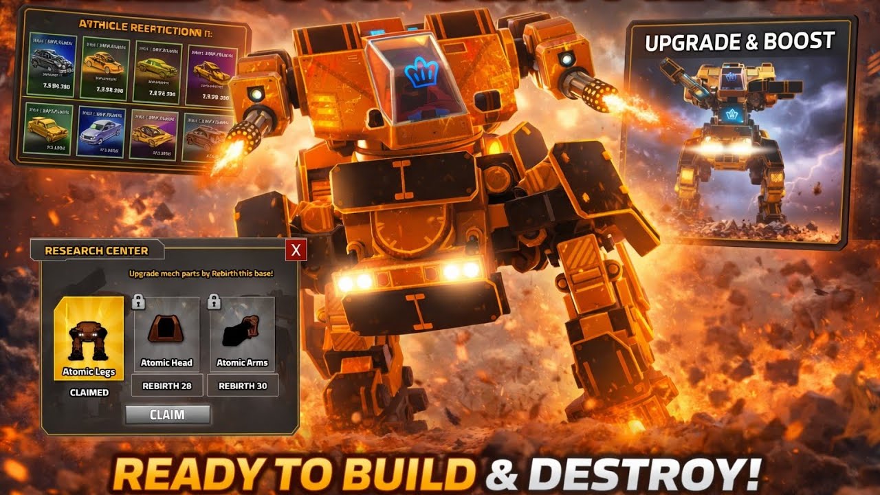 Military Tycoon Atomic Mech Review from the New Mech Base For 30 ...