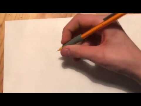 How to DRAW A PERFECTLY STRAIGHT LINE (NO RULER) - YouTube
