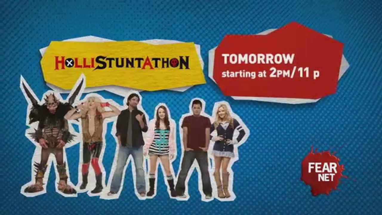FEARnet HOLLI-STUNT_ATHON 30 sec promo - YouTube