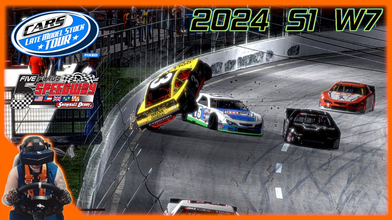 CARS Late Model Stock Tour at Five Flags Speedway - YouTube