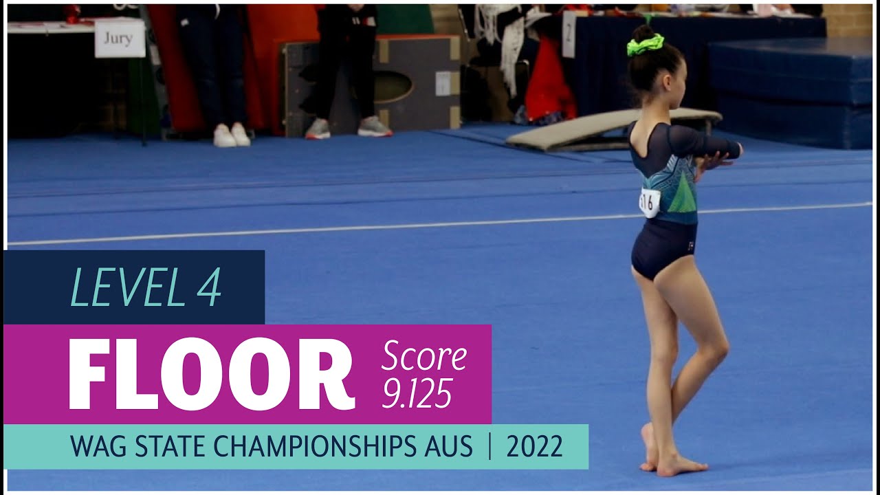 Level 4 - Floor - Gymnastics State Championships 2022 - YouTube