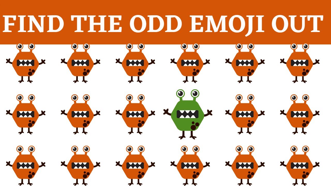 EMOJI CHALLENGE|| FIND THE ODD EMOJI OUT 127||#emojichallenge # ...