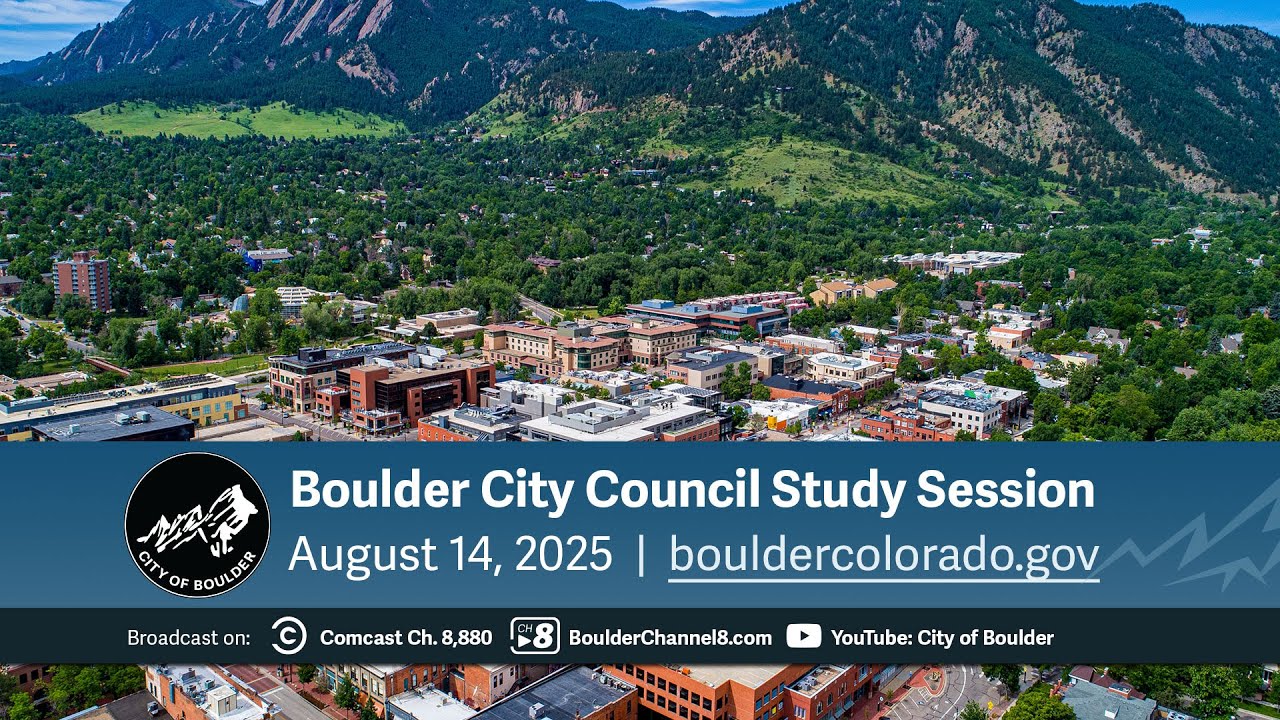 August 14, 2025 City of Boulder City Council Study Session - YouTube
