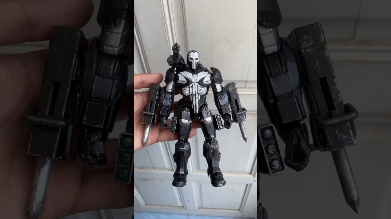 Marvel legends war machine custom/repaint - YouTube