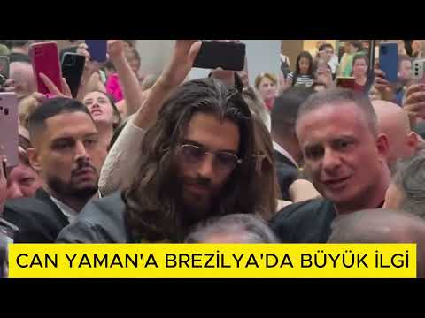 Brezilya'da Can Yaman izdihamı - Kadınlar paylaşamadı #canyaman #magazingündemi #dizihaberleri