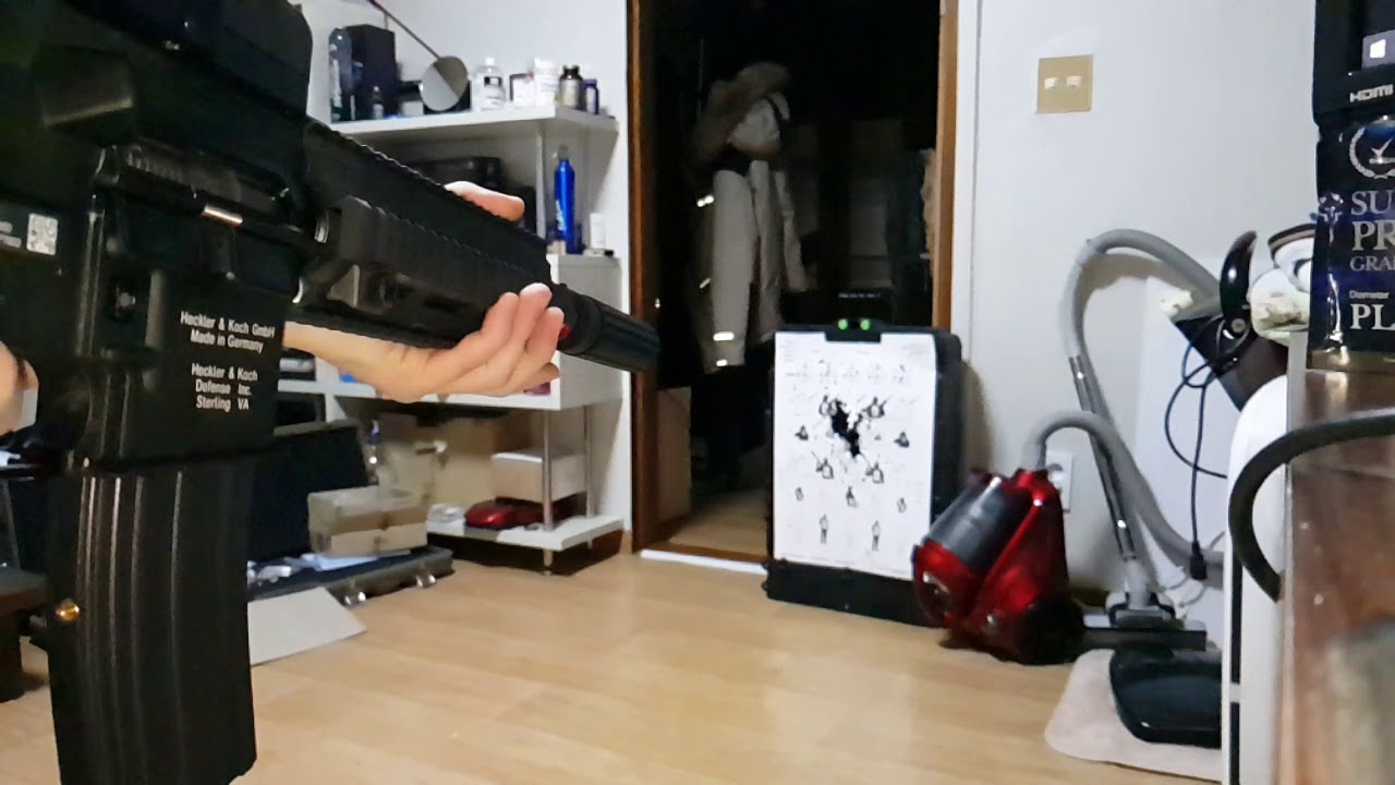 Viper Tech VI46 (HK416) GBBR full auto slow - YouTube