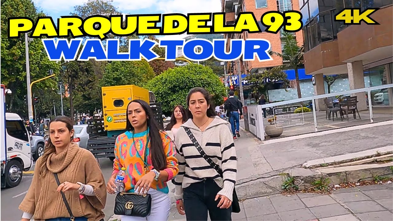 [4K ] Explorando el Parque de la 93 Chico Norte Walking tour Recorrido ...