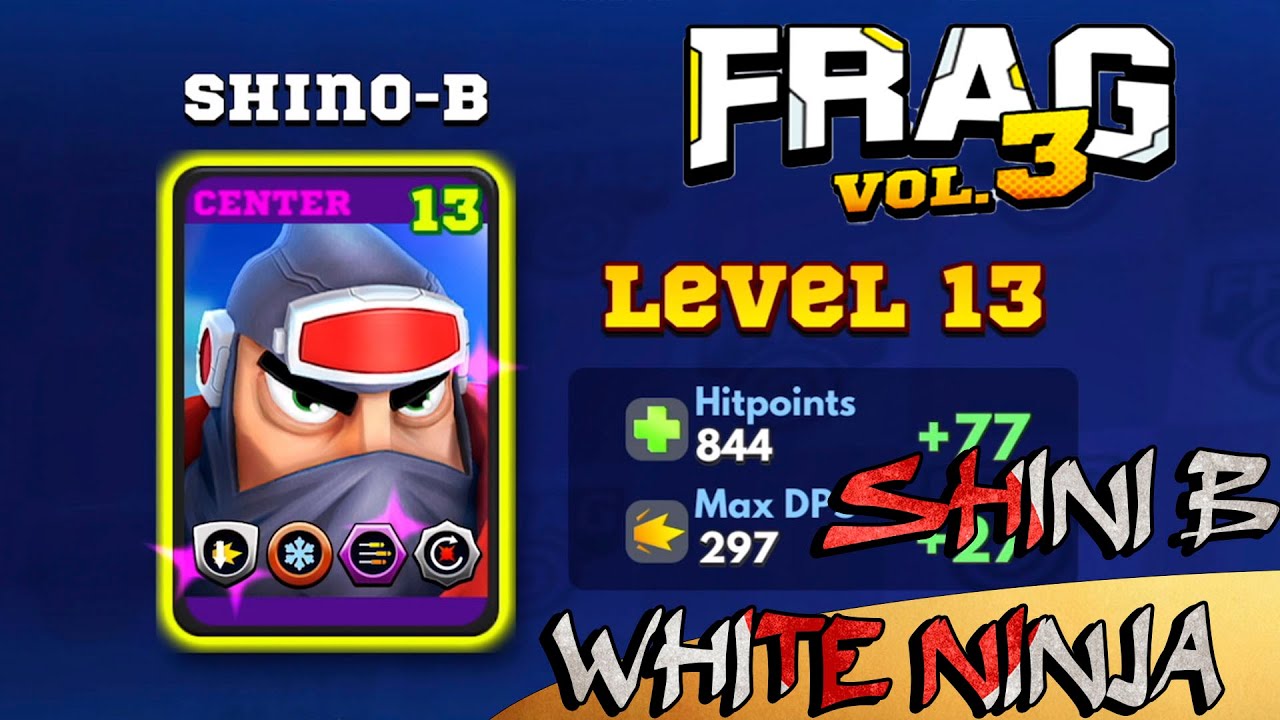FRAG Pro Shooter - WHITE NINJA Shino-B XD🔥🔥Gameplay Walkthrough🔥(iOS ...