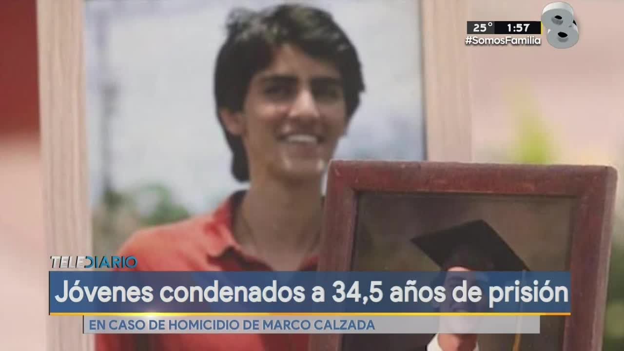 Jóvenes condenados a 34,5 años de prisión por asesinato de Marco ...