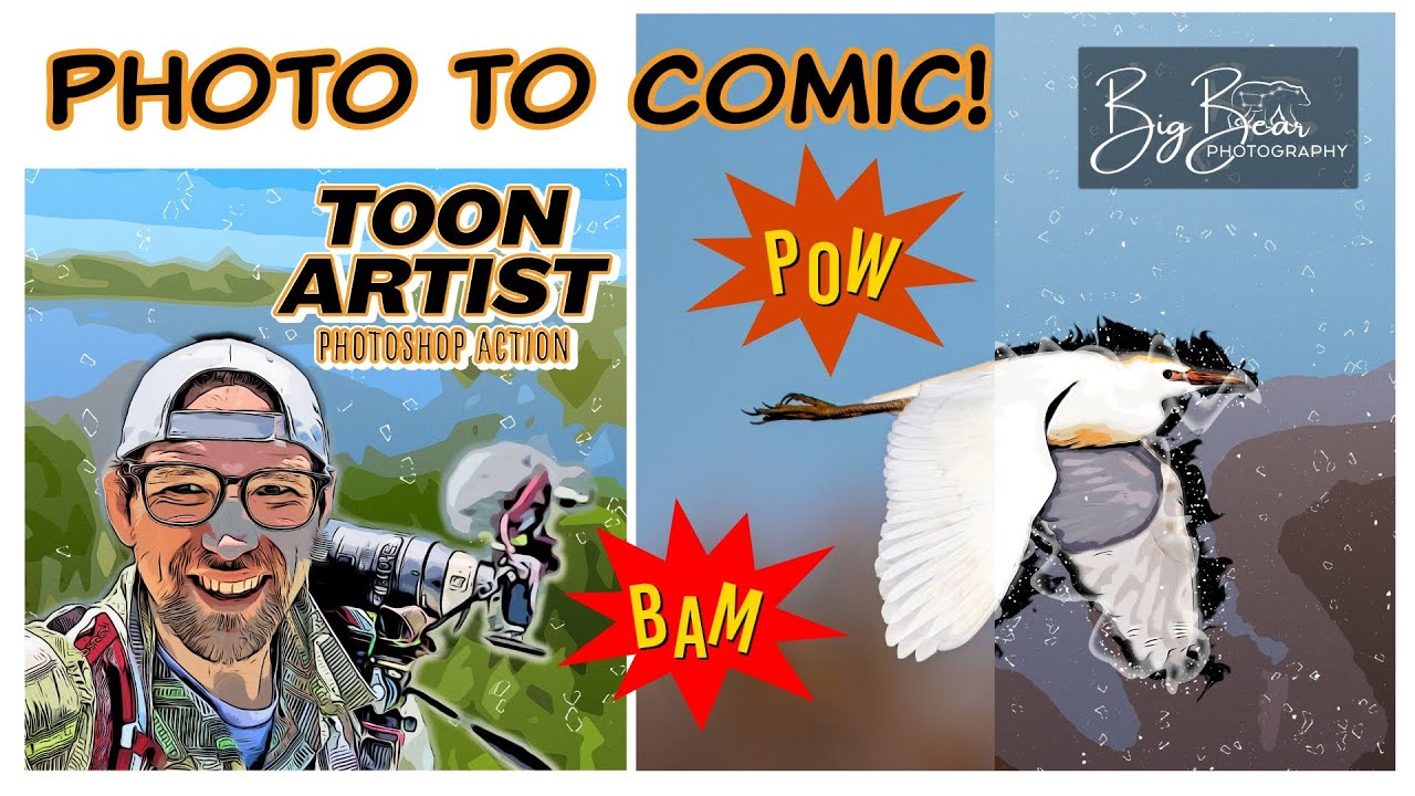 Can You Turn Photos Into Comic Books? Watch Me Try! | Photoshop Toon ...