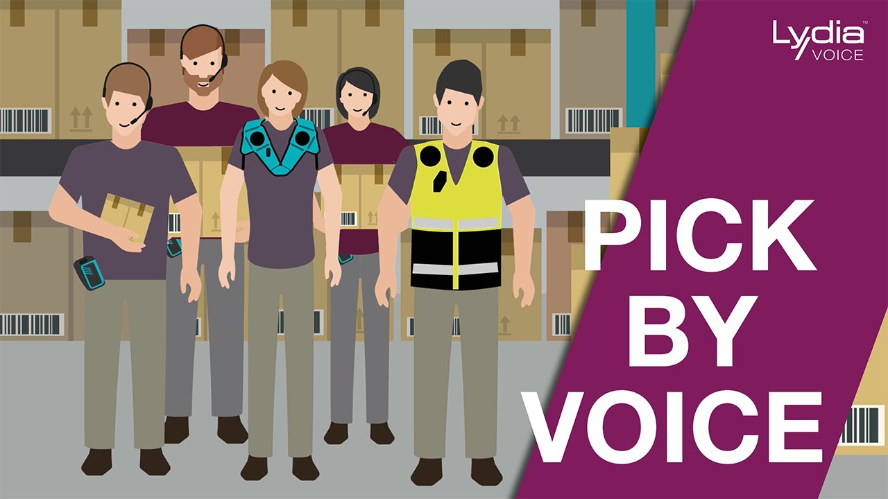 Innovative voice picking solution LYDIA for logistics and industry ...