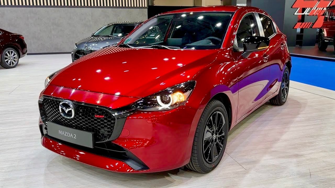 First Look ! 2023 MAZDA 2 Skyactiv G - Small Sedan | Red Color - YouTube