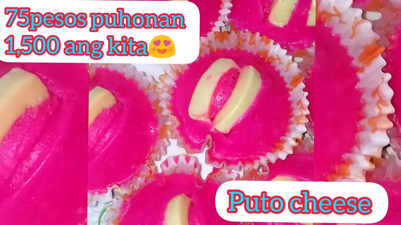 Puto Cheese without egg and condensed Tutorial steps by steps# ...