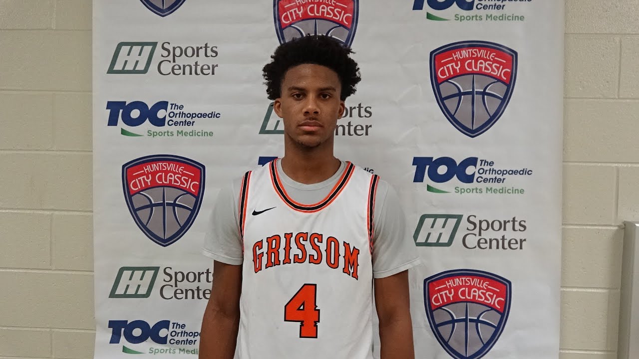 Efrem Johnson lifts Grissom past Mae Jemison 57-47 at HSV City - YouTube