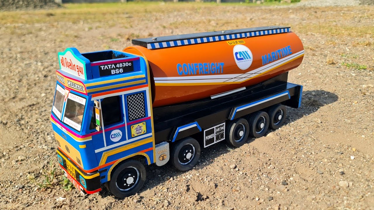 Tata Truck Miniature Making Tata Bs6 Bulker Truck | Tata Bs6 4825 ...