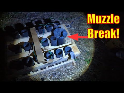 I had a firework shell muzzle break! - YouTube
